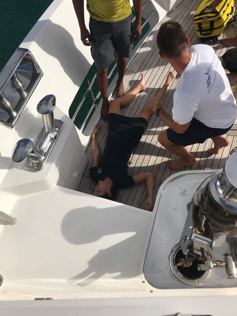 Super Yacht First Aid and Trauma training with confined space rescue ...